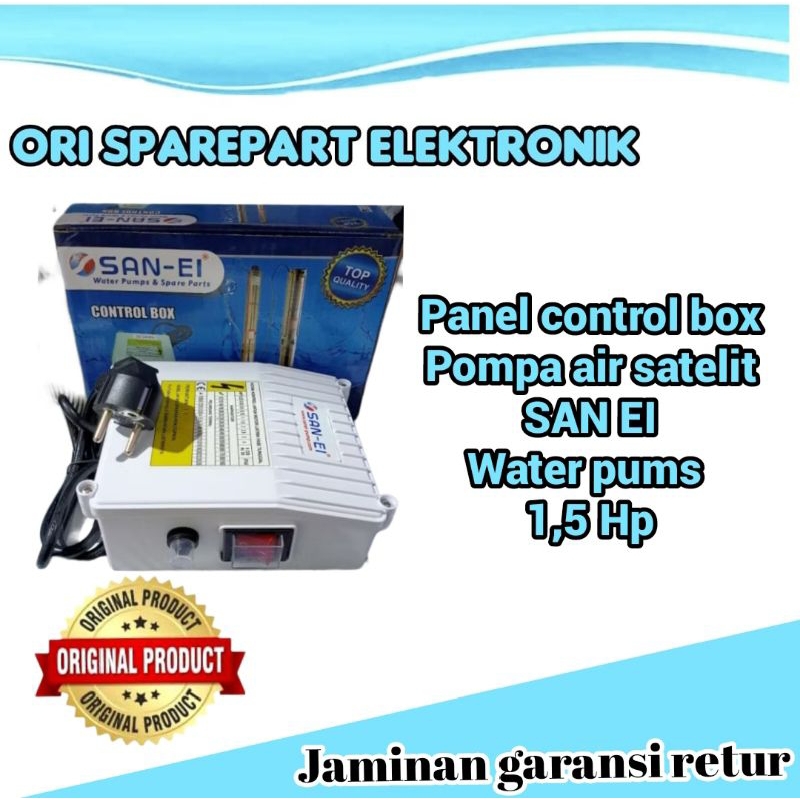 Jual Panel Control Box Pompa Air Satelit SAN-EI Water Pumps 1,5HP ...