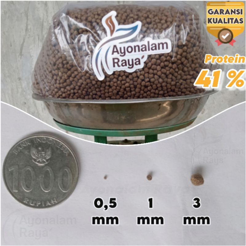 Jual Pelet Ikan Lele Pakan Ikan Nila Makanan Ikan Kecil Protein Tinggi ...