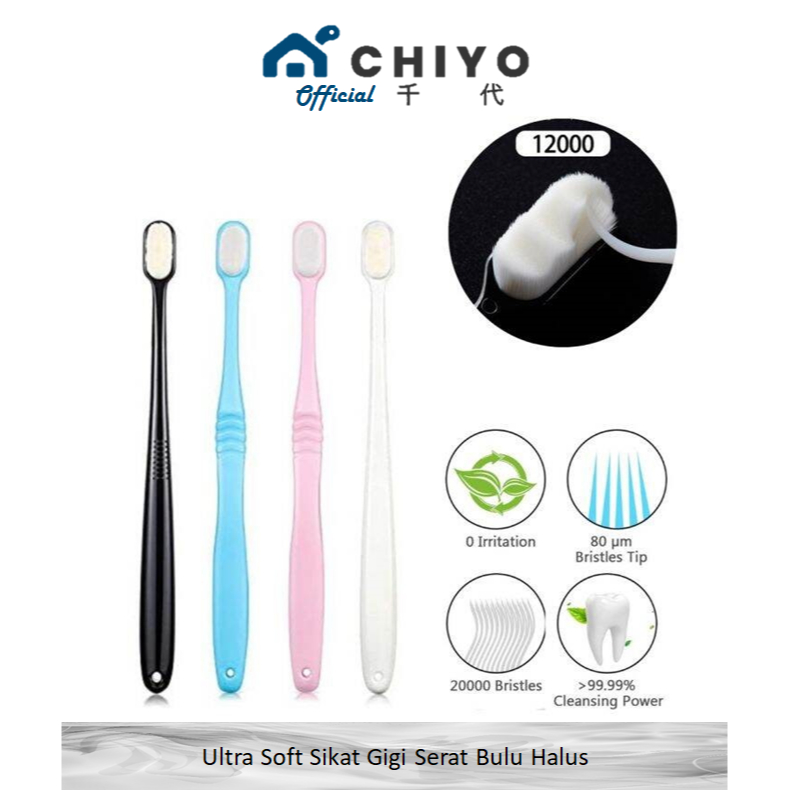 Jual CHIYO Living - SIKAT GIGI LEMBUT NANO TECH JEPANG - GOSOK GIGI ...