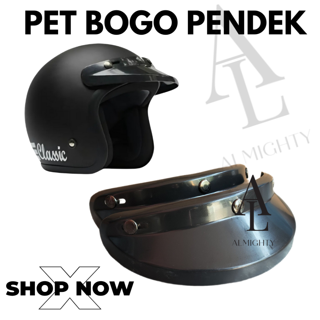 Jual Pet helm bogo universal bisa masuk 100% ke berbagai Retro termasuk ...