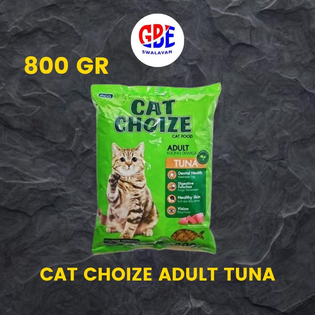 Jual CAT CHOIZE CAT FOOD ADULT TUNA 800 GR | Shopee Indonesia