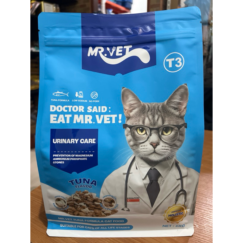 Jual Mr. Vet Urinary Care - Makanan Kucing Kering 1kg T3 untuk Menjaga ...