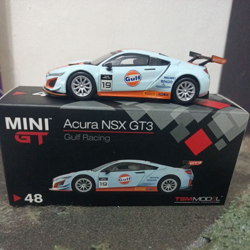 Jual Mini GT#048 Acura NSX GT3 - Gulf Racing (Free Protektor) | Shopee ...