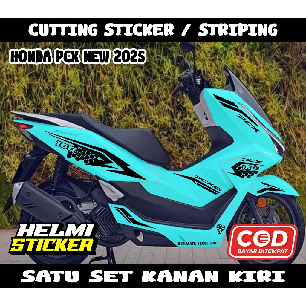 Jual STRIPING || CUTTING STICKER/STRIPING HONDA PCX NEW 2025 || STIKER ...