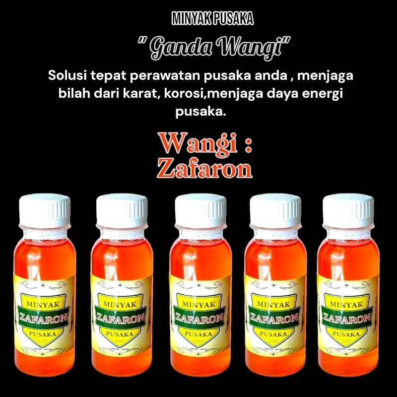 Jual GANDA WANGI MINYAK PUSAKA ZAFARON JAFARON MERAH / MINYAK KERIS ...