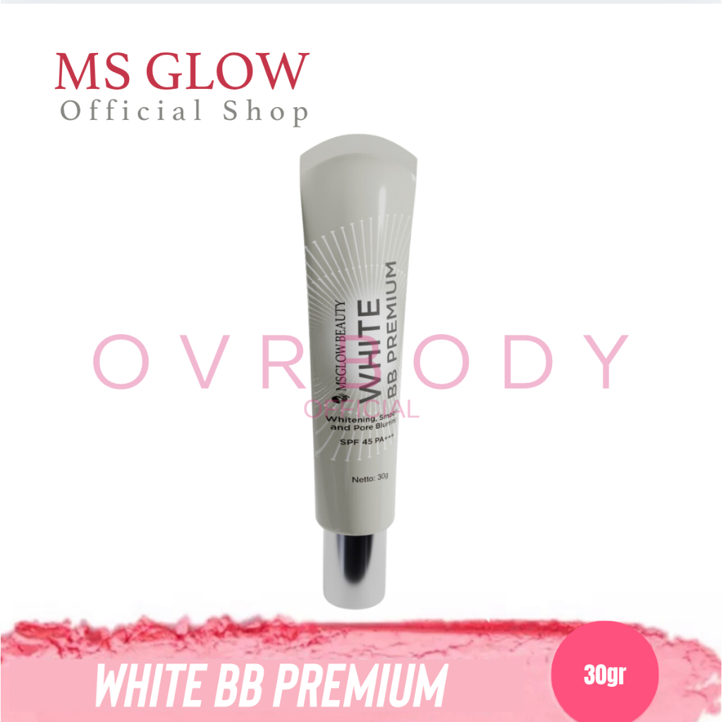 Jual MS GLOW WHITE BB PREMIUM SUNSCREEN | Shopee Indonesia