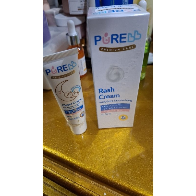 Jual pure rash cream 50g free diaper cream 15g | Shopee Indonesia