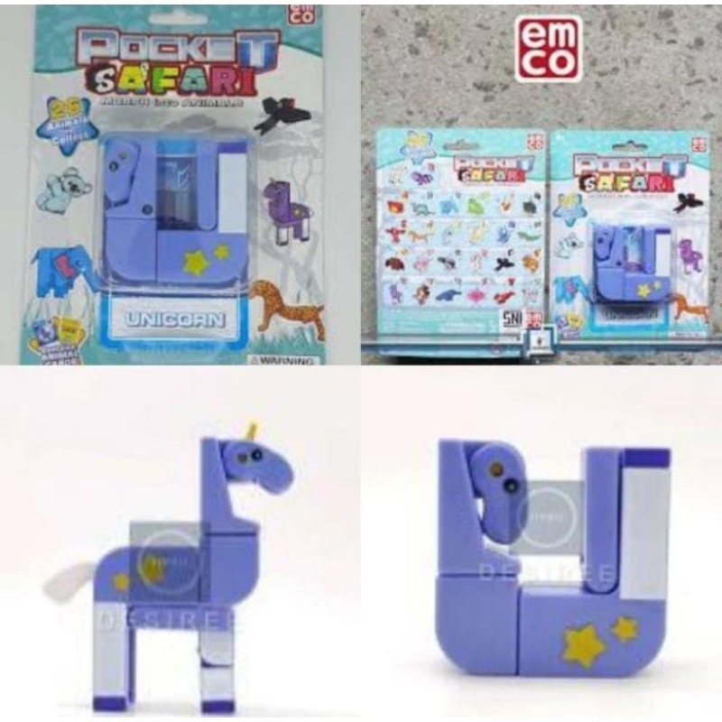 Jual EMCO POCKET SAFARI UNICORN KUDA TERBANG TANDUK SAYAP PEGASUS U ...