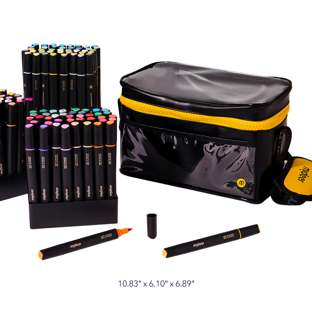 Jual Mideer Spidol Warna Warni Oil based Dual Tip Marker 120 Colors ...