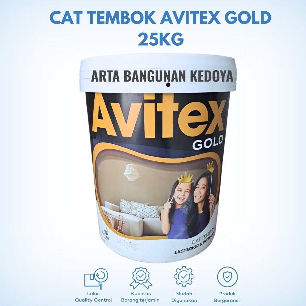 Jual Avitex Gold Cat Tembok Interior dan Eksterior Custom Warna Muda ...