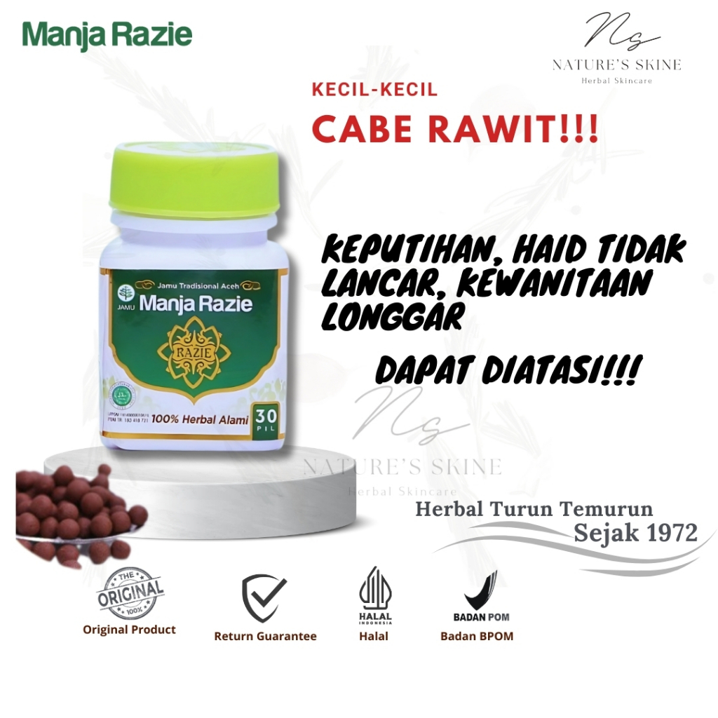 Jual MANJA PIL/MANJA RAZIE PIL Perapat miss v Keputihan dan Kesehatan ...