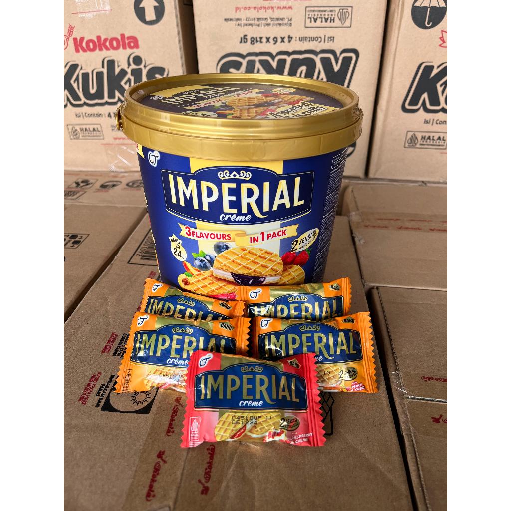 Jual biskuit imperial jar 1 dus isi 6 ember 1 ember isi 24 pcs | Shopee ...