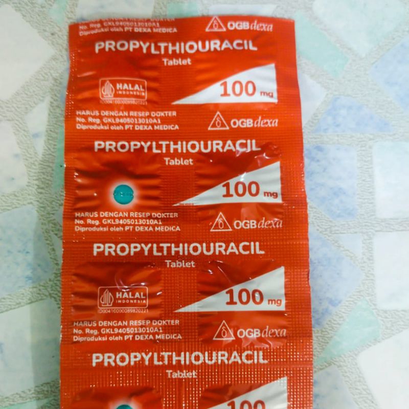 Jual Propylthiouracil 100 mg 10 tablet | Shopee Indonesia
