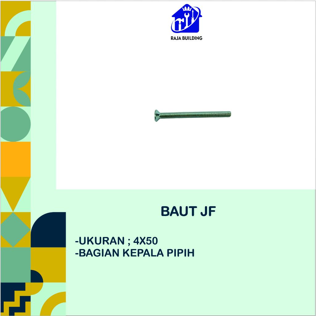 Jual BAUT JF/BAUT/JF/BAUT FLAT HEAD/BAUT PIPIH/BAUT JF STAINLESS ...