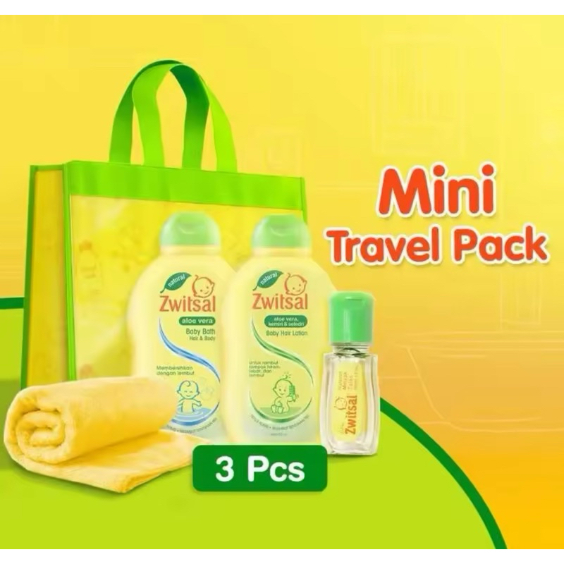 Jual ZWITSAL Travel Mini Pack Paket Perlengkapan Bayi | Shopee Indonesia