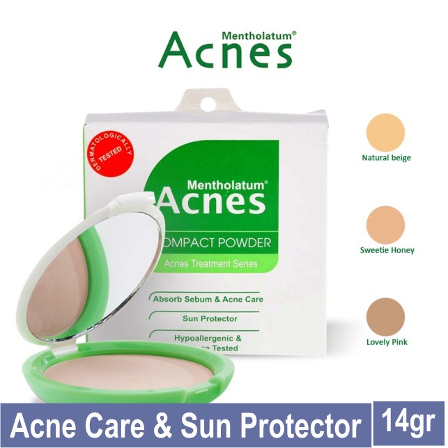 Jual ACNES Compact Powder Absorb Sebum & Acne Care 14gr | Shopee Indonesia