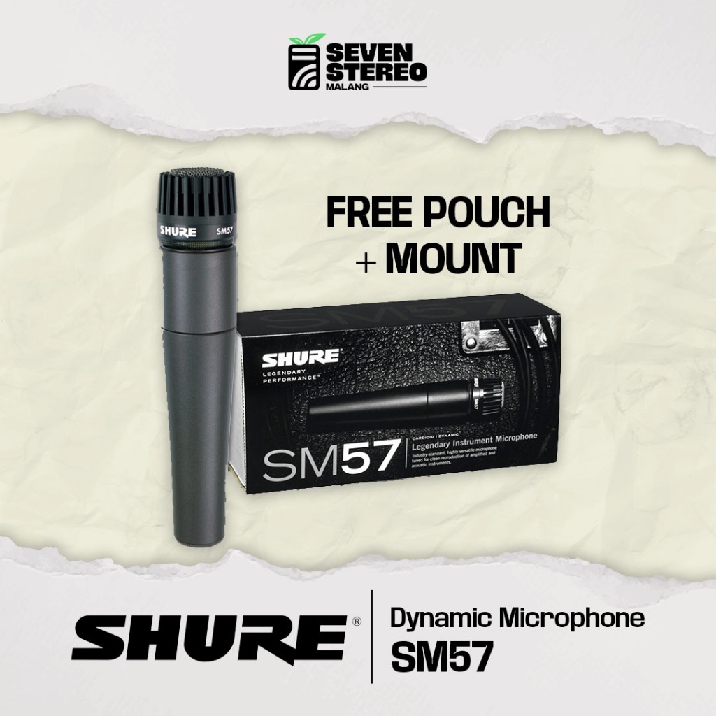 Jual Shure SM57 SM 57 Dynamic Instrument Microphone Original | Shopee ...
