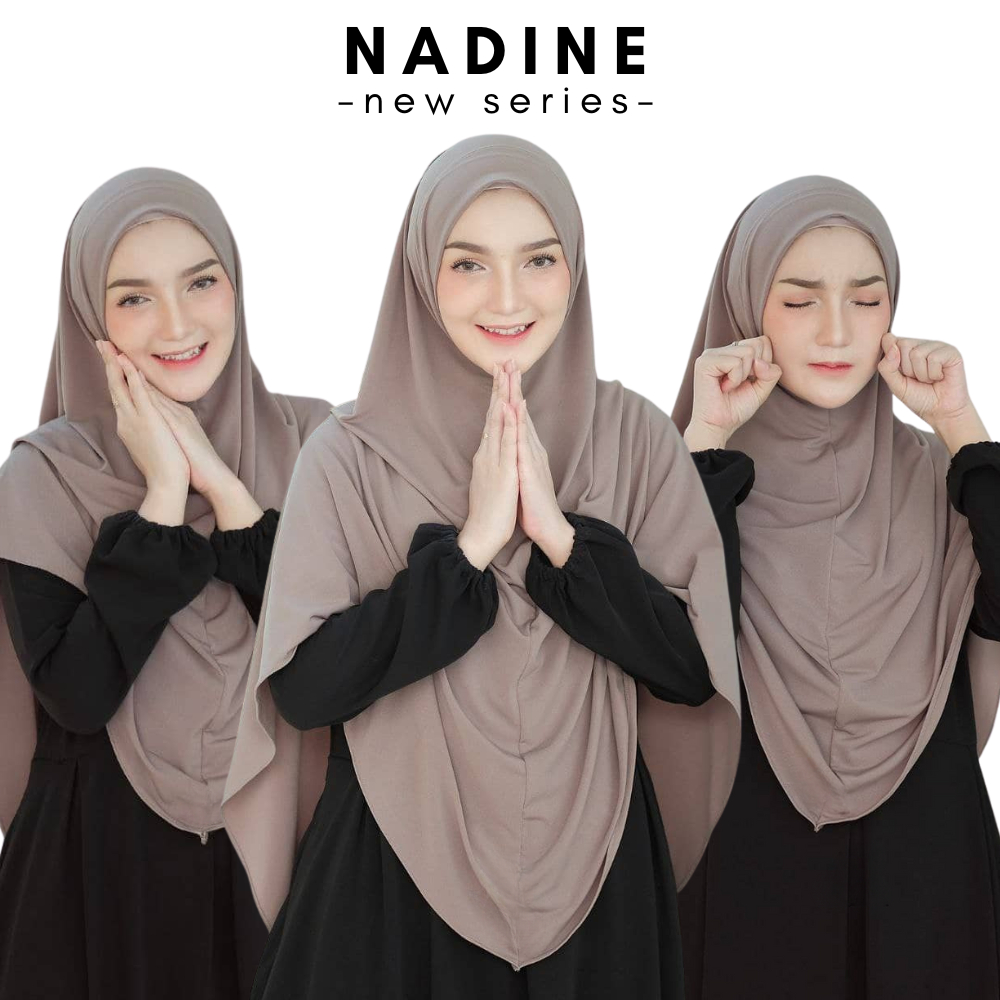 Jual Jilbab Hijab Kerudung Khimar Bergo Malay Instan Jersey Premium Non Pet Jumbo Syari Kekinian ...