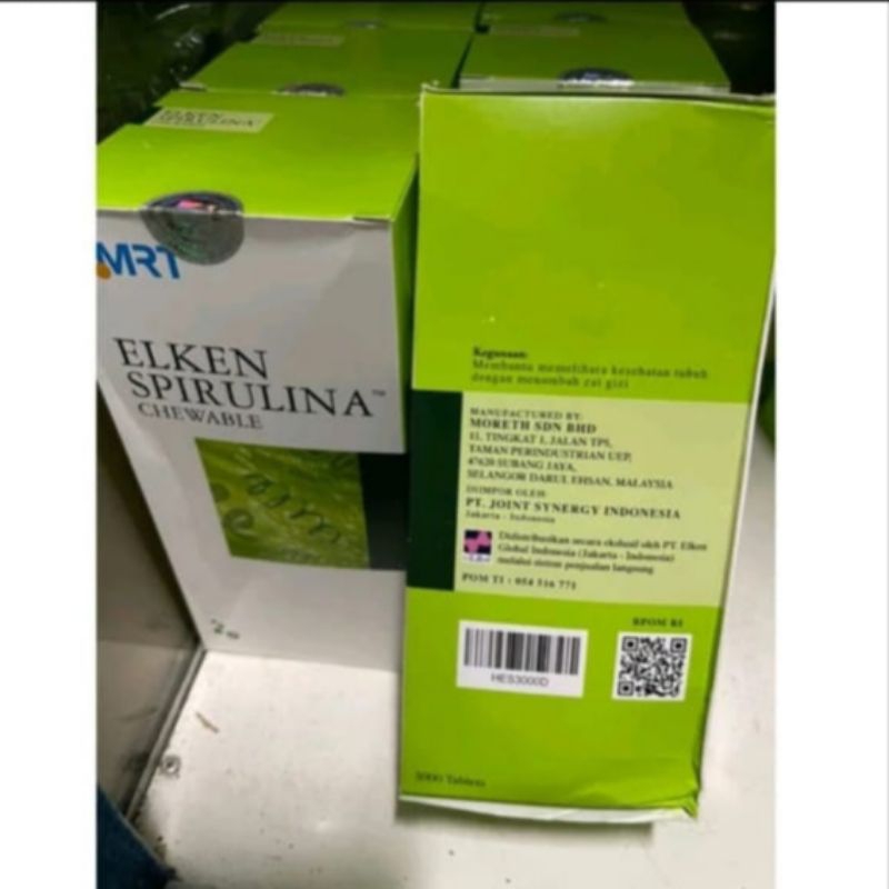 Jual Elken Spirulina isi 3000 tablet | Shopee Indonesia