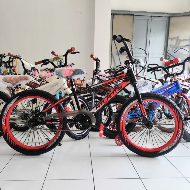 Jual SEPEDA BMX MURAH ATLANTIS 20 INCH REM CAKRAM FREE RAKIT INSTAN ...