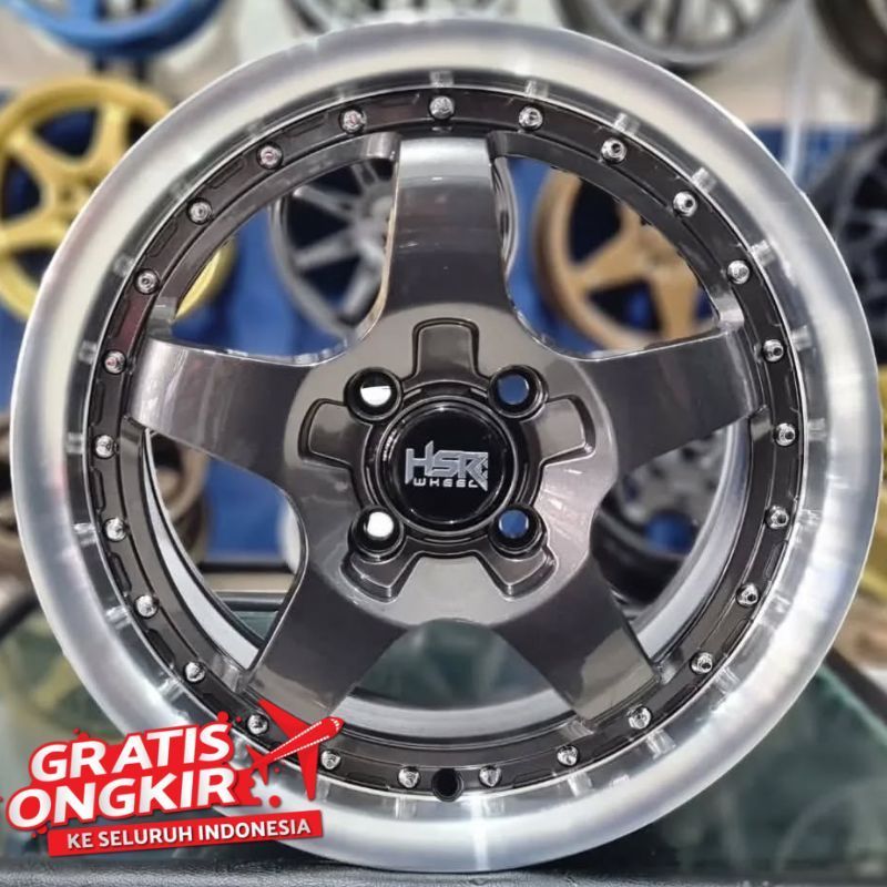 Jual Velg Hsr Bob R16 Pcd 4x100 Cocok Untuk Fiesta Mazda Jazz Yaris Vios Dlln | Shopee Indonesia