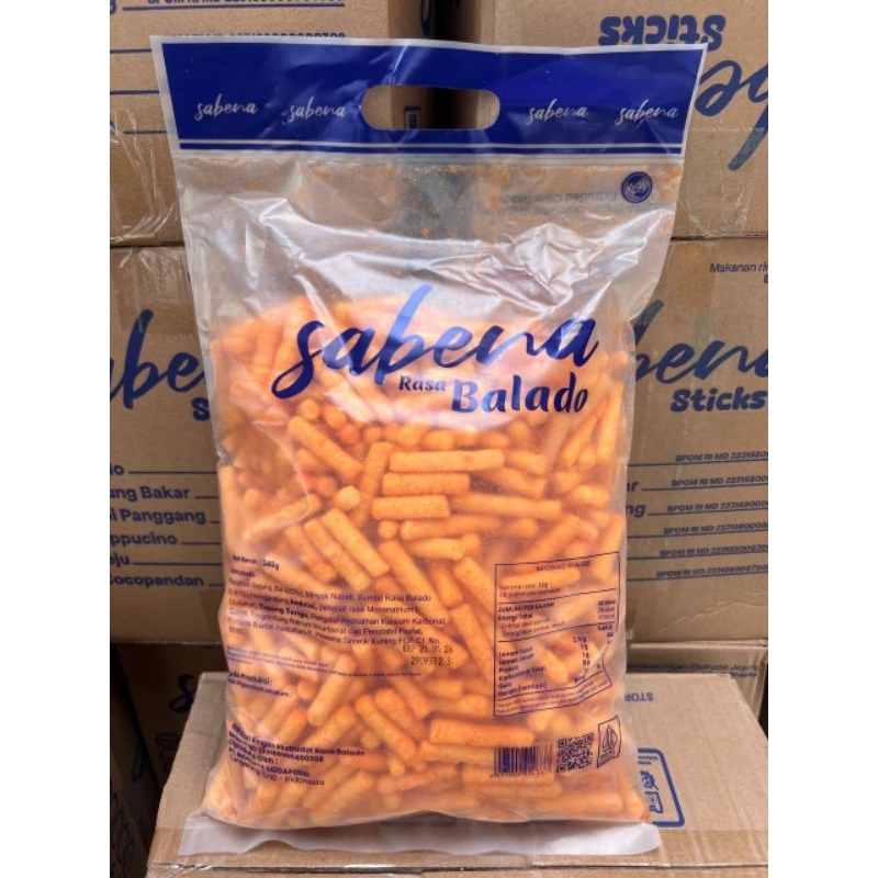Jual Sabena Stik 340 Gram Keju/Sapi panggang /Balado/ pandan/ jagung ...
