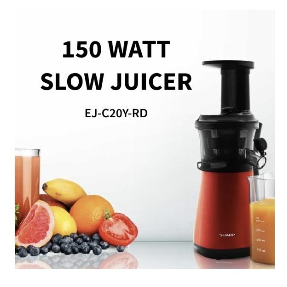 Jual Sharp Slow Juicer EJ-C20Y-RD Merah | Shopee Indonesia