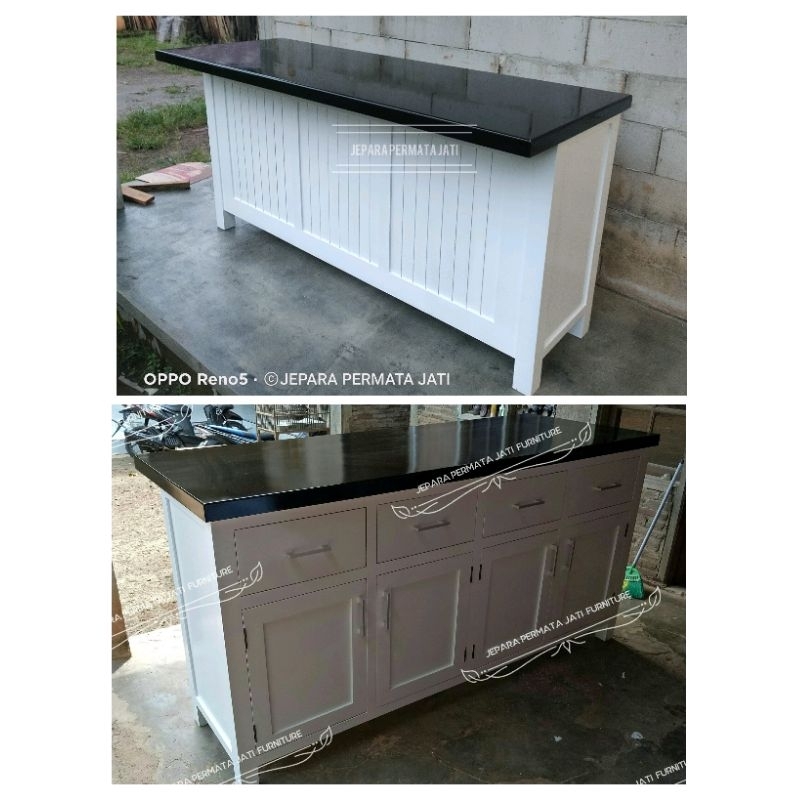 Jual Meja bar / Buffet dapur / minibar / meja makan / Meja Bar ...