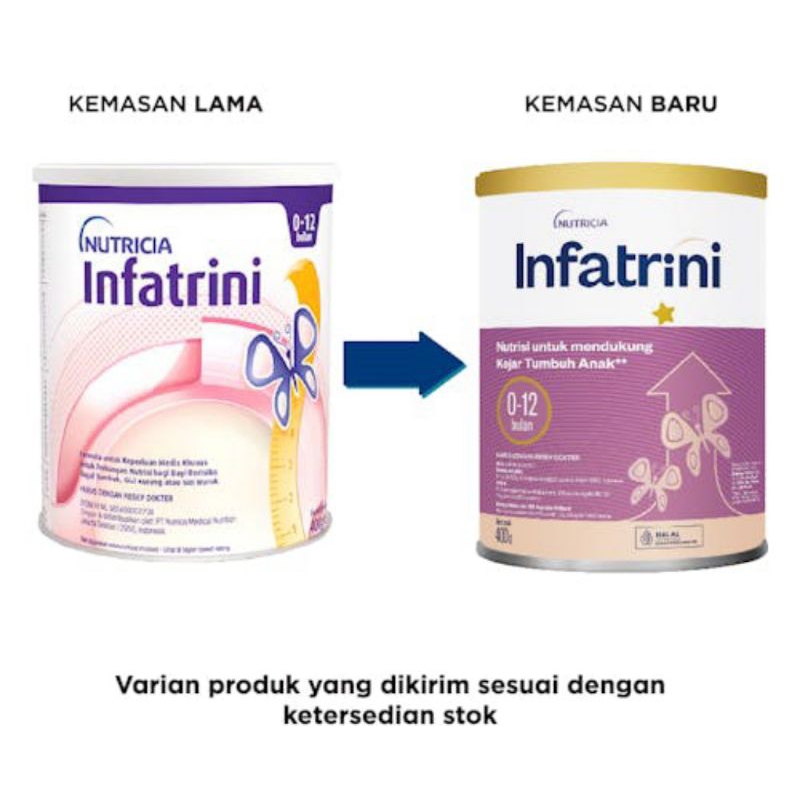 Jual NUTRICIA INFATRINI SUSU ANAK 400 GR | Shopee Indonesia