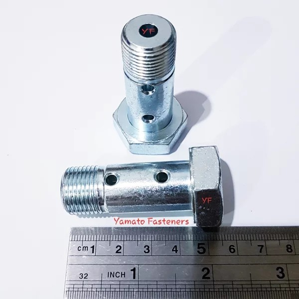 Jual Original Baut Solar M18 Kunci 27 . Nepel Dobel Benyo Double Banjo ...