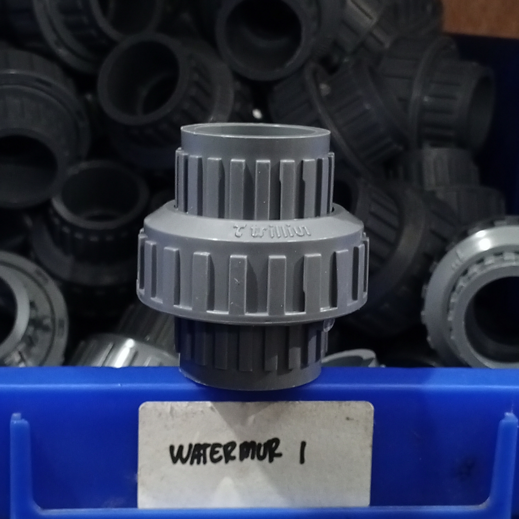 Jual Trilliun Sambungan Pipa uPVC Watermur TS 1 Inci 1 Kotak 80 PCS ...