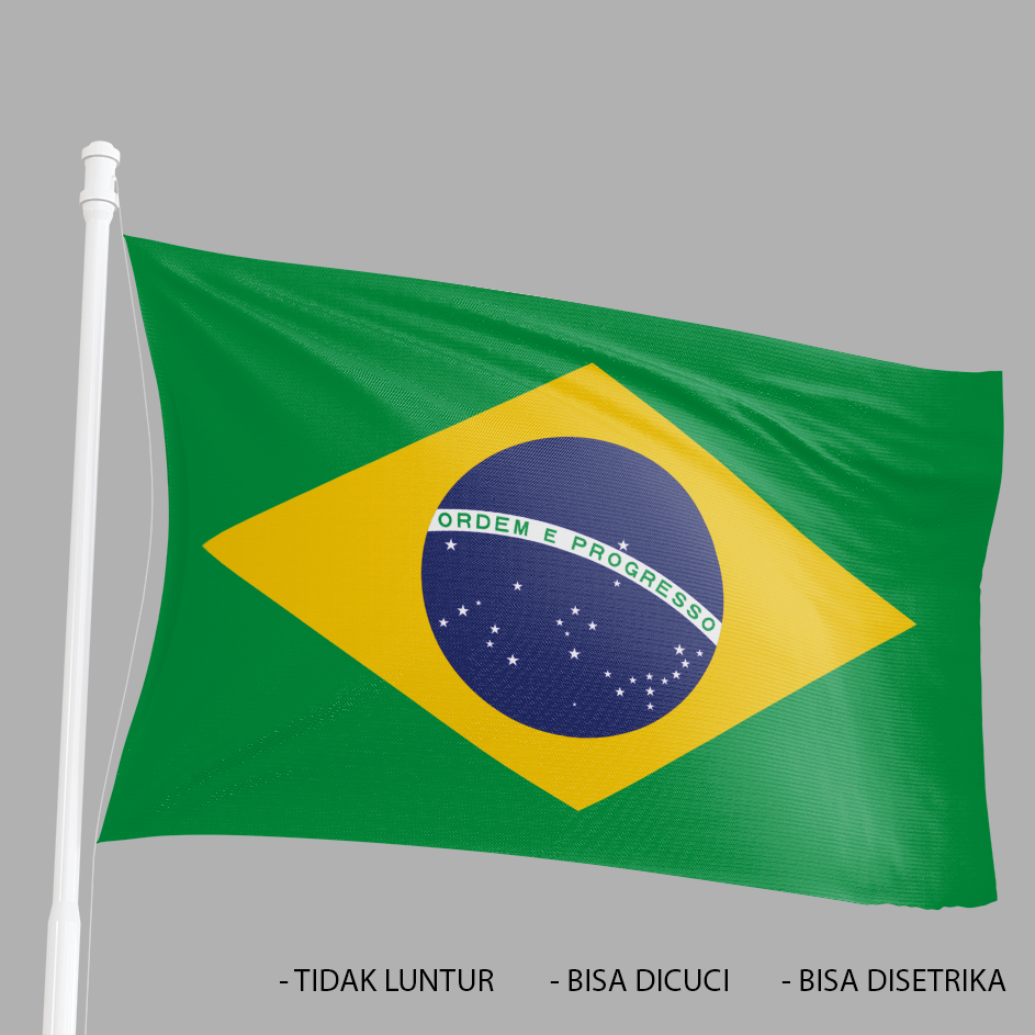 Jual Bendera Negara Brazil Full Print Jumbo ready | Shopee Indonesia