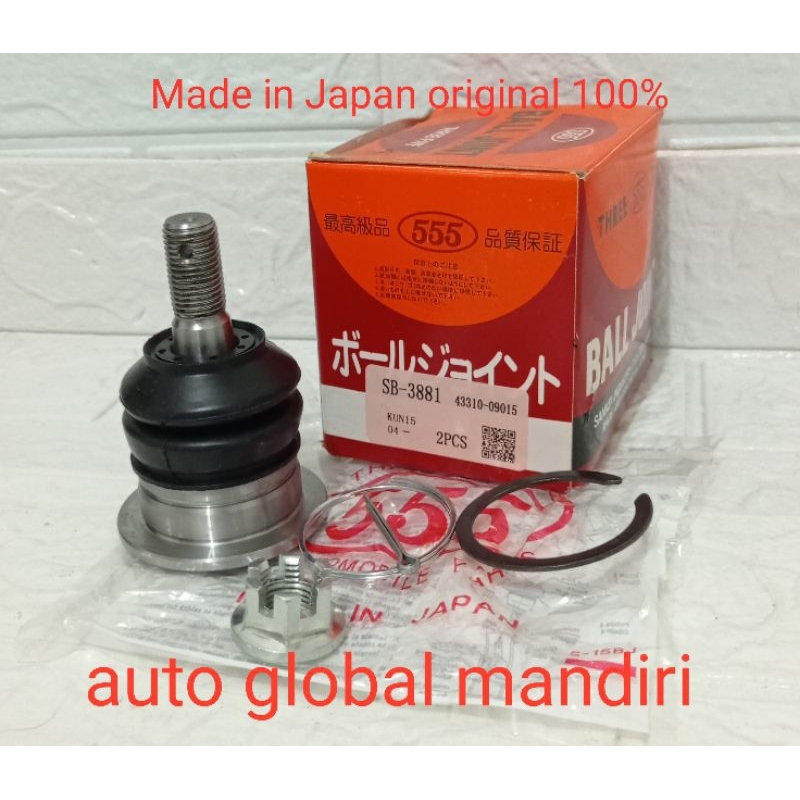 Jual BALL JOINT JOIN ATAS INNOVA INOVA HILUX FORTUNER 555 JAPAN ...