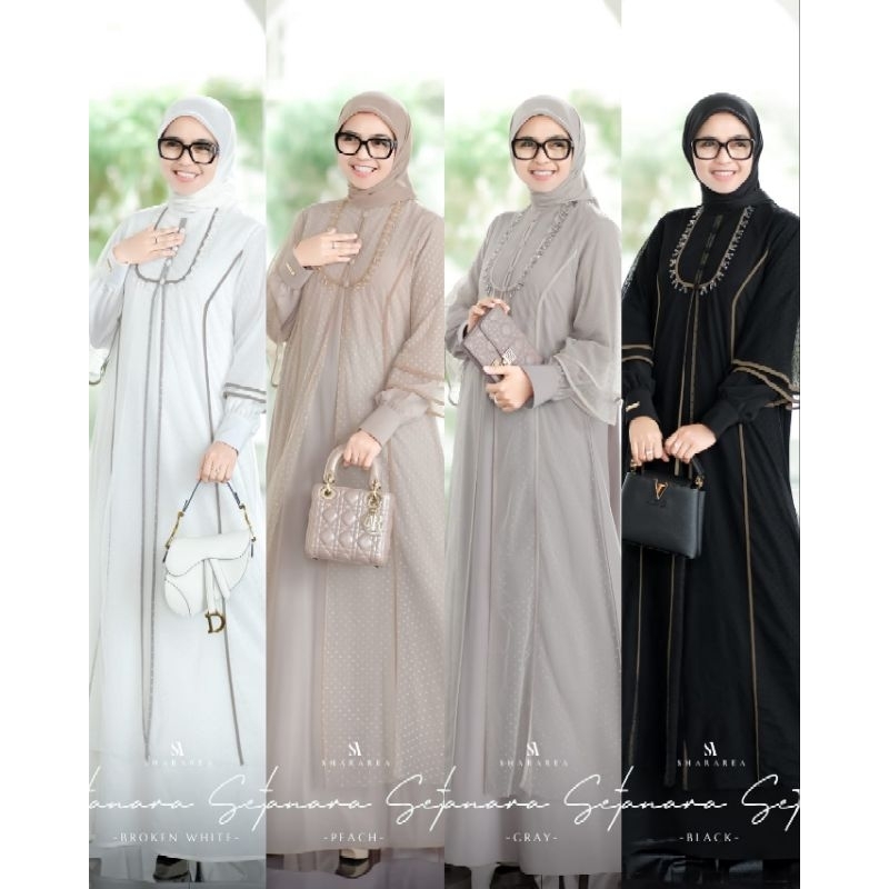 Jual Hanara Set (Dress + Scarf) by Shararea | Shopee Indonesia