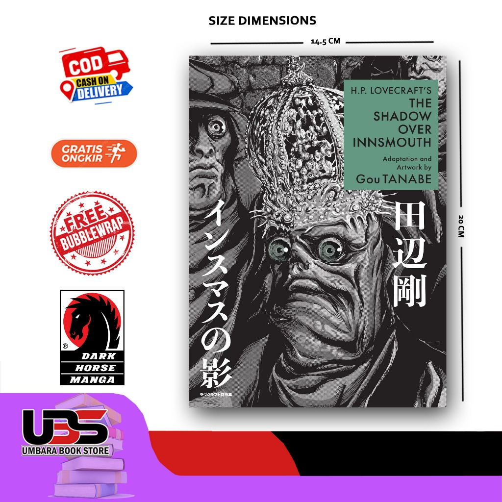Jual Komik H.P. Lovecraft's The Shadow Over Innsmouth by Gou Tanabe ...