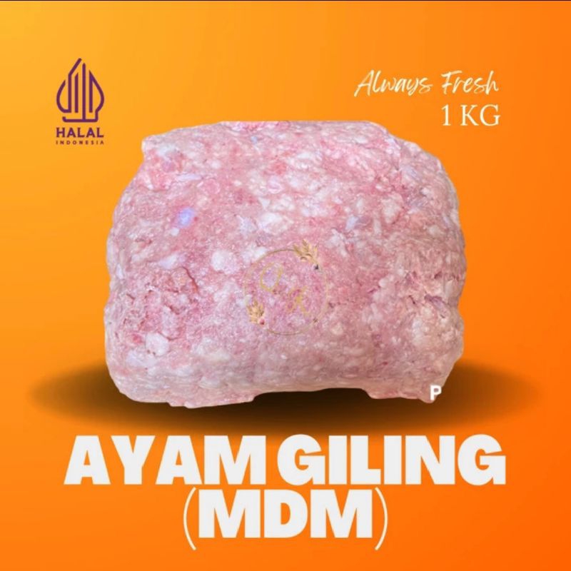 Jual Ayam giling MDM 1KG Buat Olahan Baso, sosis, dimsum,dll Halal ...