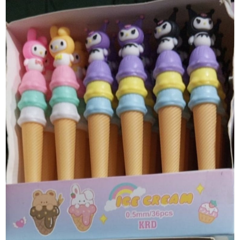 Jual Pulpen Ice Cream Tumpuk Capybara Activity || Pulpen Bentuk Lucu ...