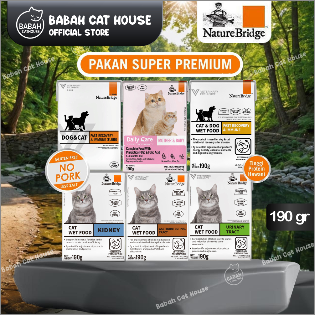 Jual NATURE BRIDGE CAT WET FOOD Makanan Kucing Recovery ...