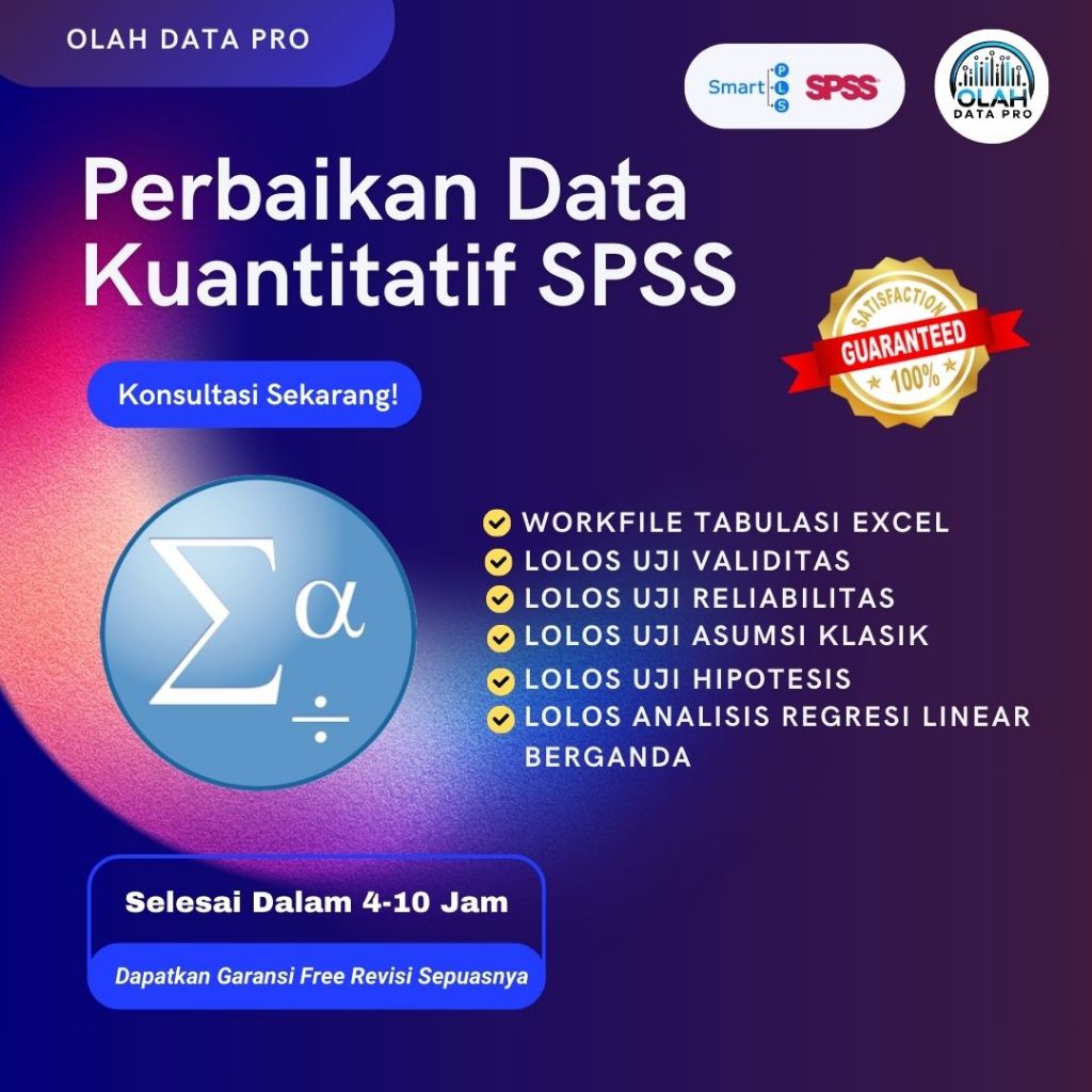 Jual PERBAIKAN DATA KUANTITATIF/PERBAIKAN DATA KUESIONER/OLAH DATA ...