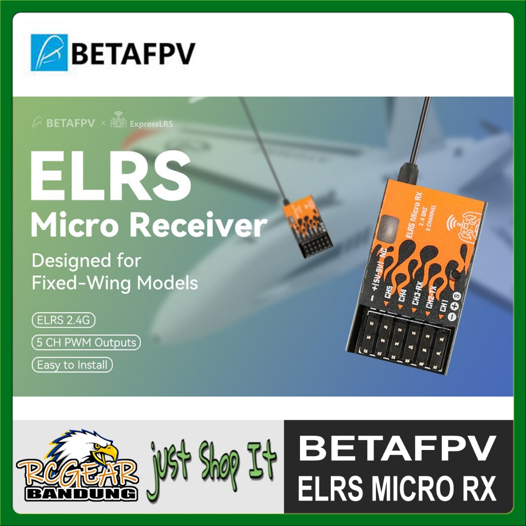 Jual BetaFPV ELRS ExpressLRS Micro Receiver Rx 5CH PWM for RC Car Wing ...