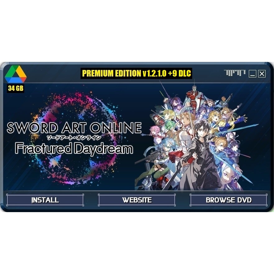 Jual PC Games SAO Sword Art Online Fractured Daydream Premium Edition ...