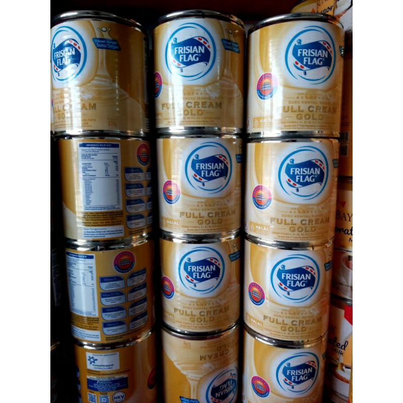 Jual susu full cream gold frisian flag /susu kental manis full cream ...