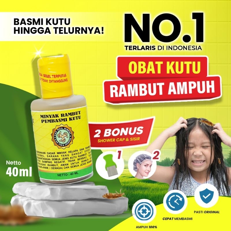 Jual Minyak rambut anti kutu obat rambut 40 ML | Shopee Indonesia