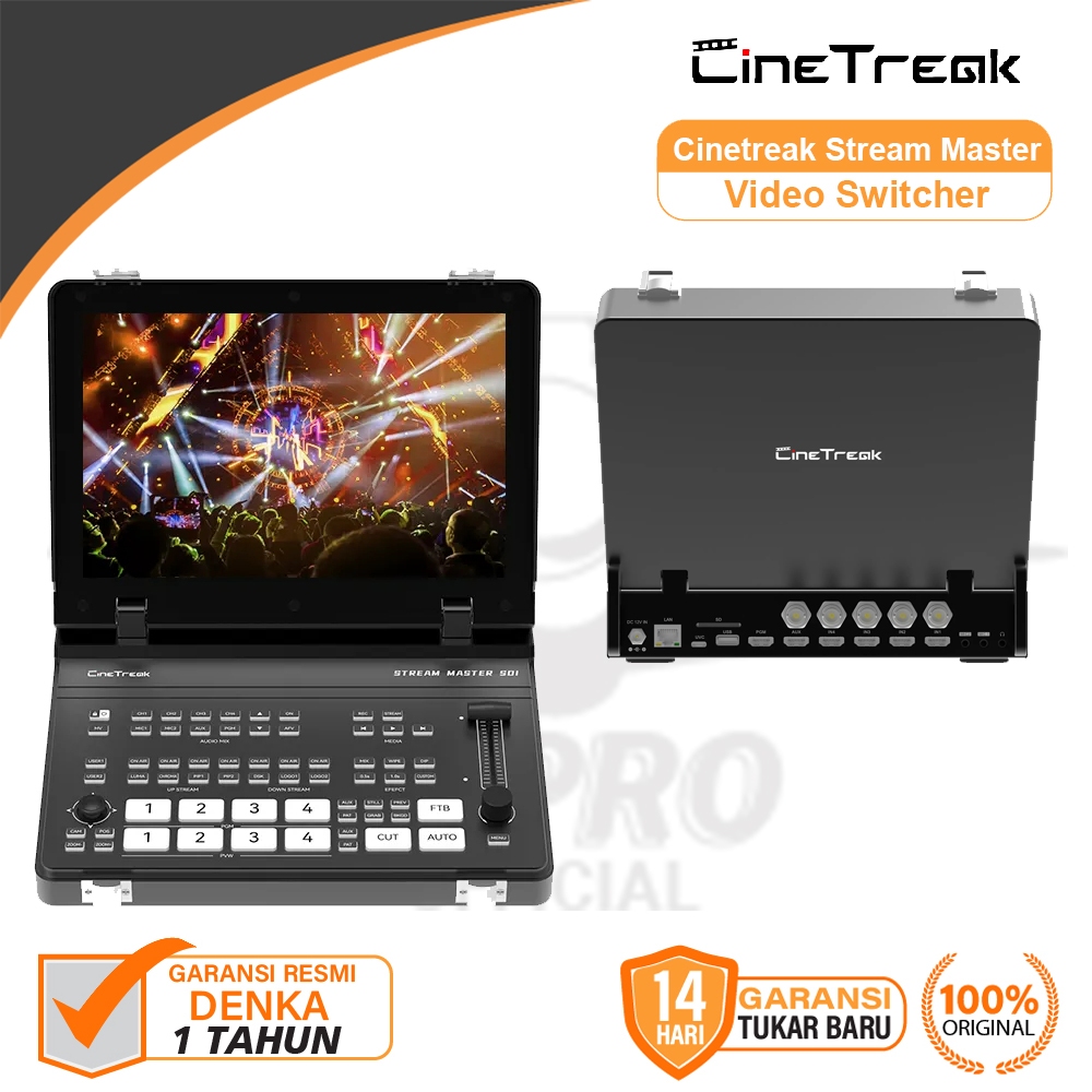 Jual Cinetreak Stream Master SDI 4x HDMI or 4x SDI 1x AUX Video ...
