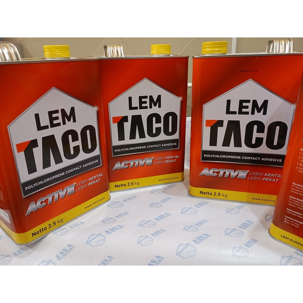 Jual PROMO Lem TACO Active 2.5kg | Shopee Indonesia