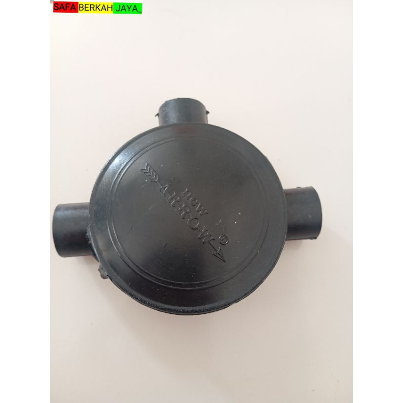 Jual T dus ARROW hitam cabang 3 / te dus/mangkok sambungan kabel ...