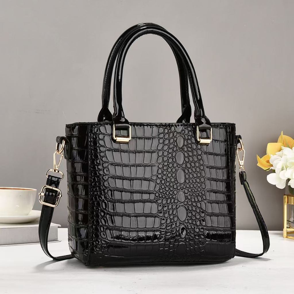 Jual 3066503 Tas Croco Glosy Handbag Wanita Impor Premium Tas Jinjing ...