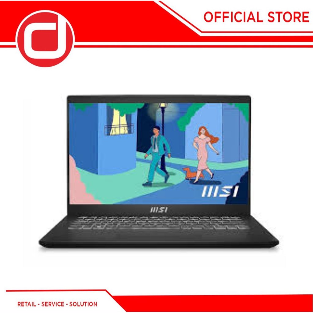 Jual MSI Modern 14 C12MO 9S7-14J112-1288 i3-1215 8 512 11 OHS Classic Black | Shopee Indonesia