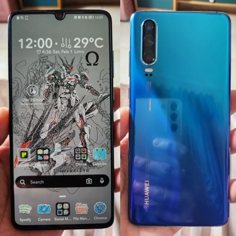 Jual Huawei P30 8/128 GB EX INTER DUAL SIM IMEI AMAN | Shopee Indonesia