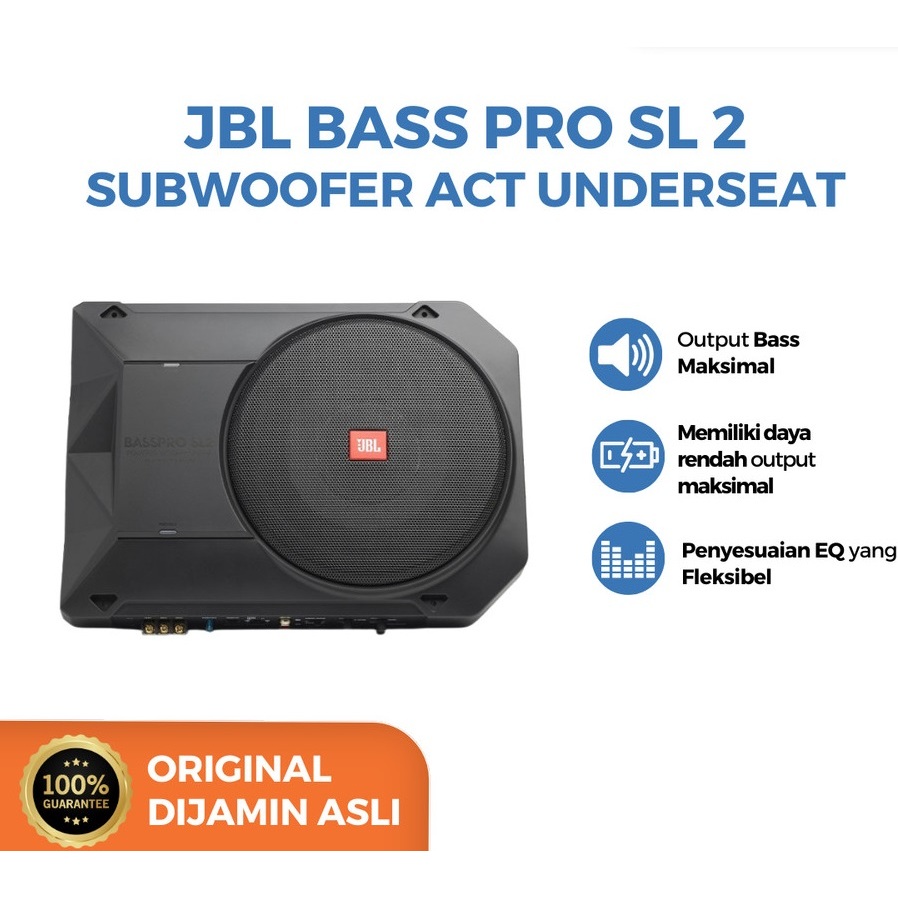 Jual Subwoofer Kolong Jok JBL Bass Pro SL2 SL 2 8 Inch JBL Bass Pro ...